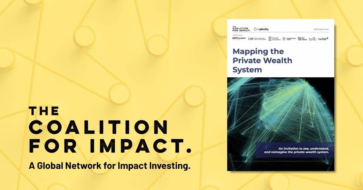 Mapping the Private Wealth System - The Coalition for Impact